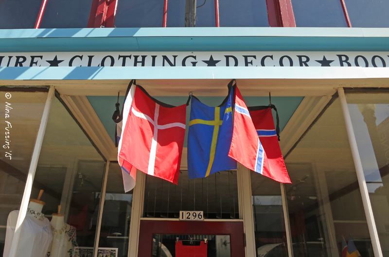 Scandinavian shop & flags downtown – Wheeling It: Tales From a Nomadic Life