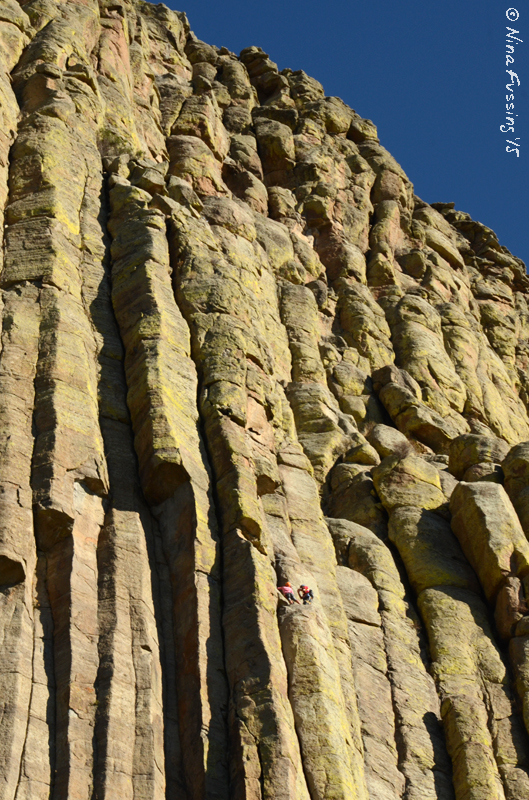 Climing routes. See the people? – Wheeling It: Tales From a Nomadic Life