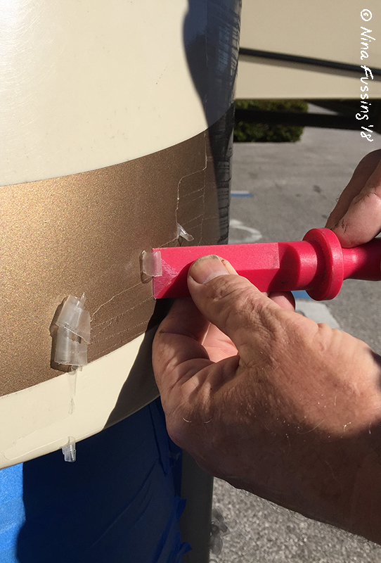 RV Beautification -> Removing The Ugly 3M Shield From The Front Of Our ...